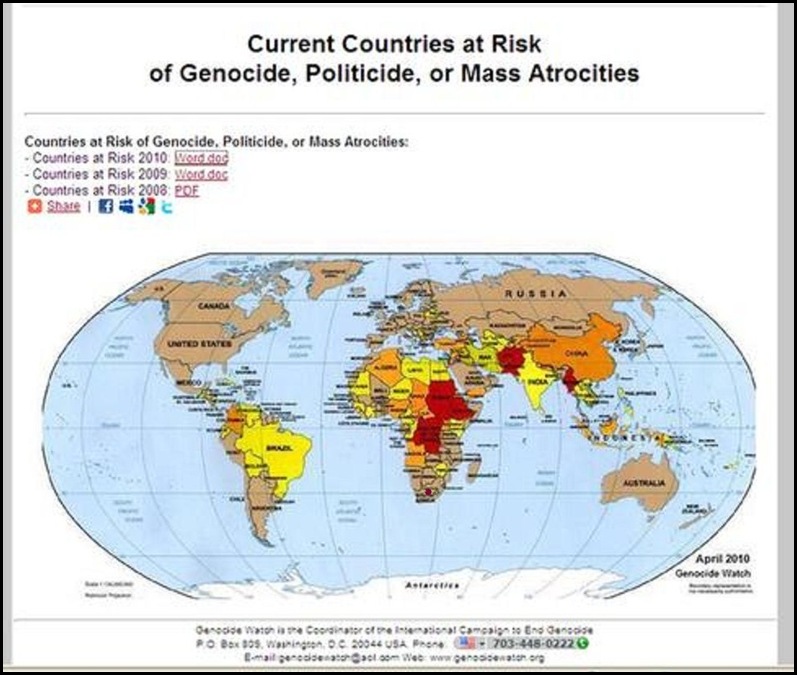 Boer Genocide: Genocide Watch reports Boers at risk of genocide in 2010